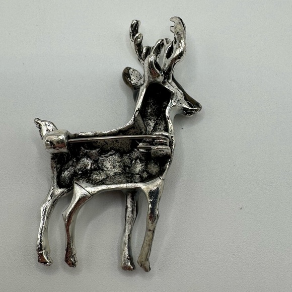 Jewelry | 32 Shiny Reindeer Pin Brooch | Poshmark